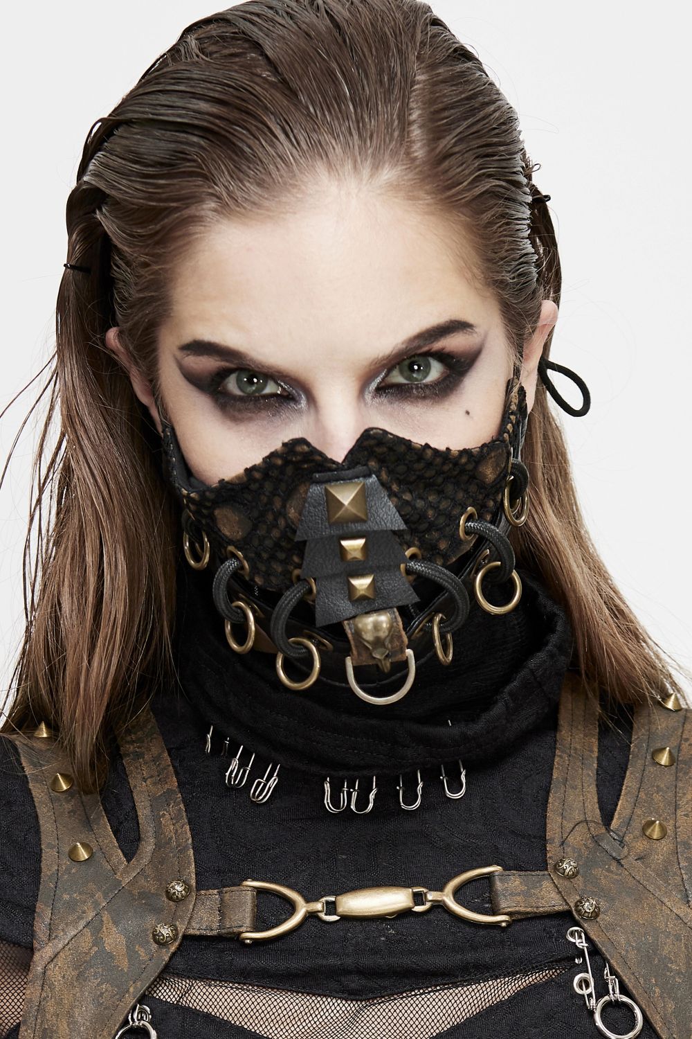 Mechanical Lord Steampunk Muzzle Mask - Devil Fashion MK044 ...