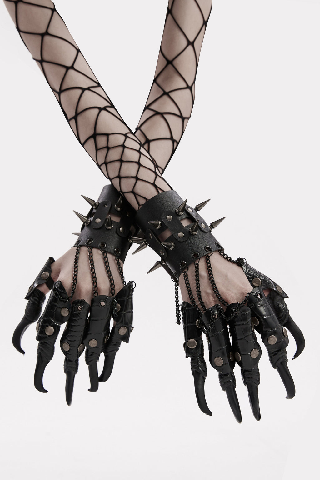 Catwomen & Vampire Claws - Gothic Finger Cuffs Punk Rave Ws-595 ...