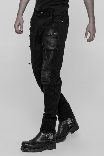 Punk Rave WK-339 Ripped Punk Post Apocalyptic Style Pants – OtherWorld ...