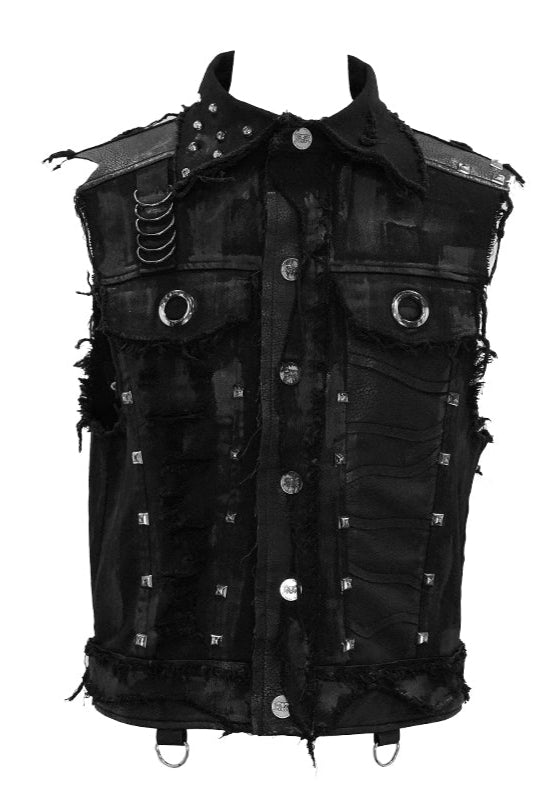 Punk Style Ves Punk Rave WT-043 – OtherWorld Fashion Punk Style Ves Punk Rave WT-043 – OtherWorld Fashion