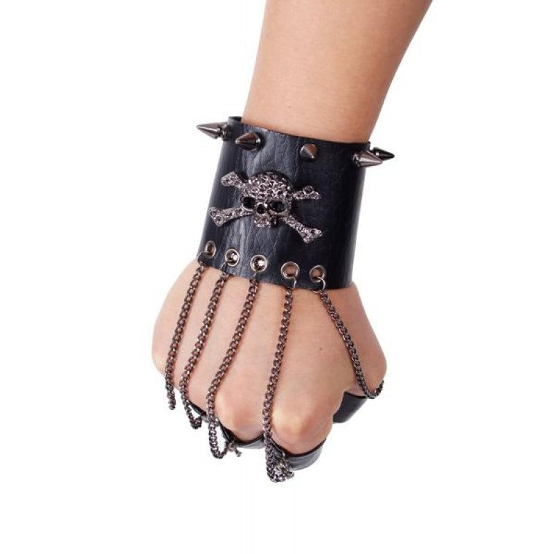 Pirate wristcuff and rings set | Punk Rave S-114 – OtherWorld Fashion